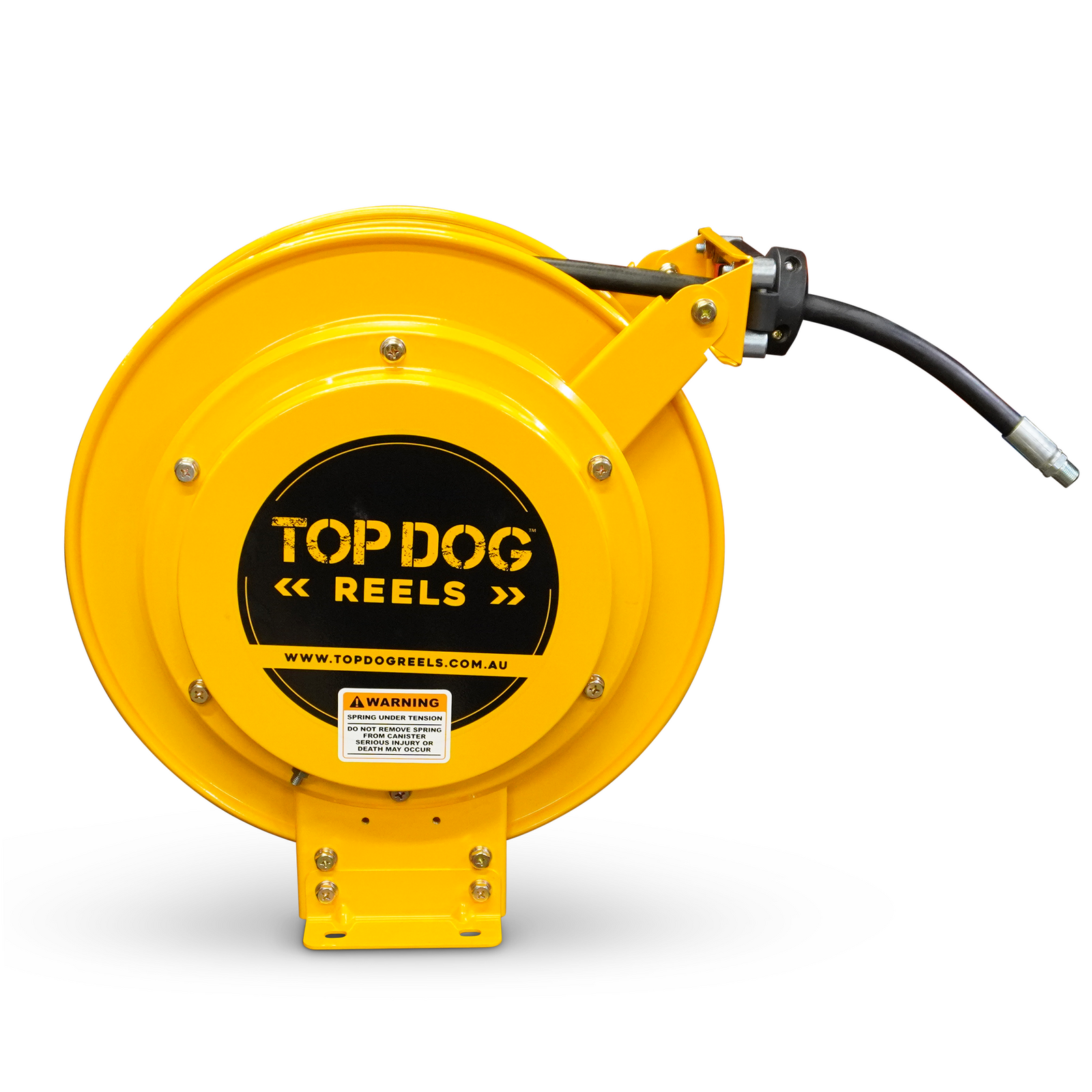 High Pressure Hose Spring Rewind Hose Reel 3 8 X 20M 330Bar TOP DOG High Pressure Hose Spring Rewind Hose Reel 3 8 X 20M 330Bar TOP DOG