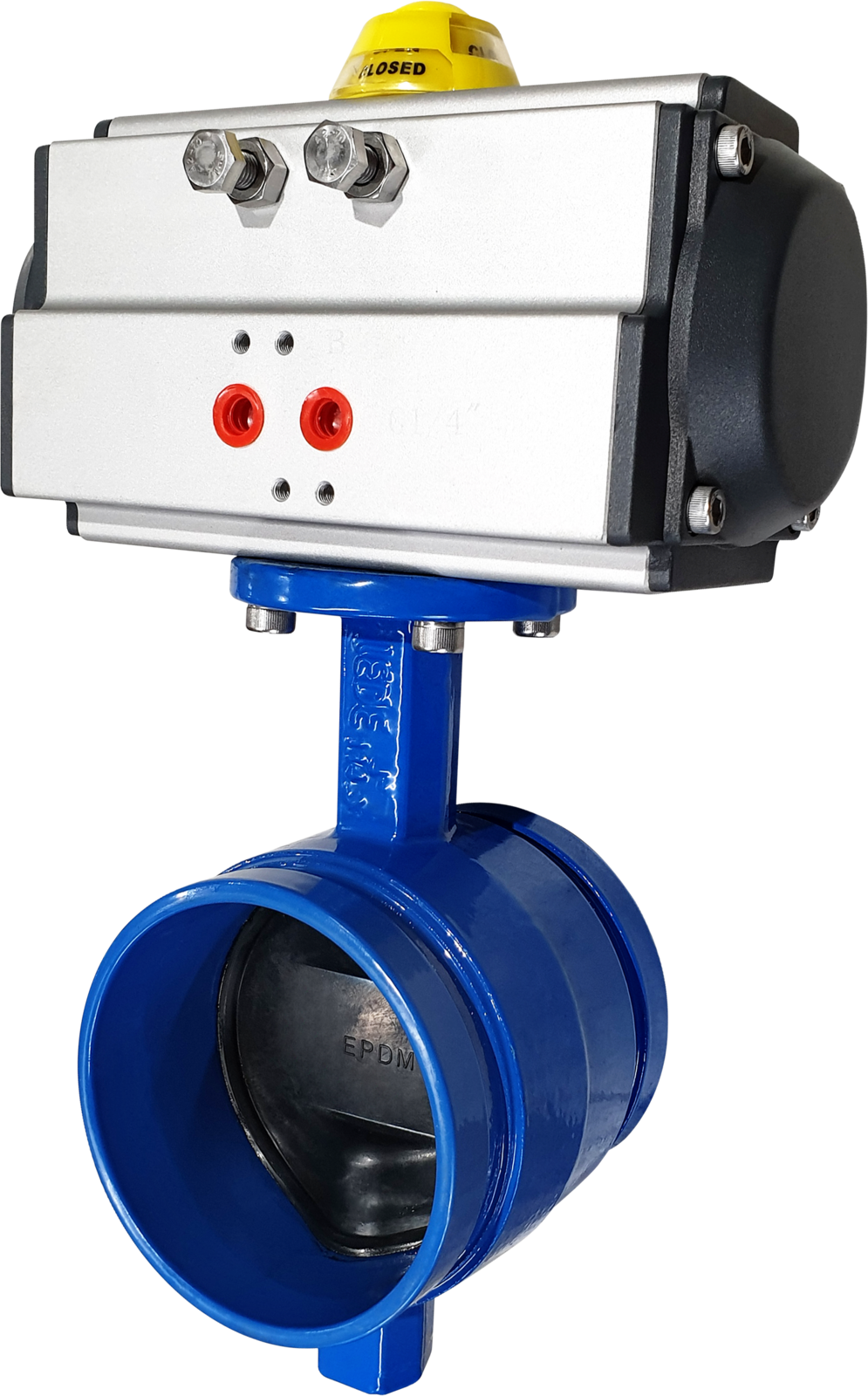Air Actuated Grooved Butterfly Valve